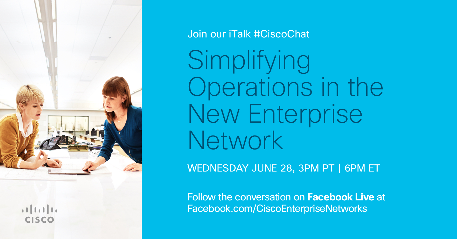 #CiscoChat Live: Simplifying Operations in the New Enterprise Network - Cisco Blogs