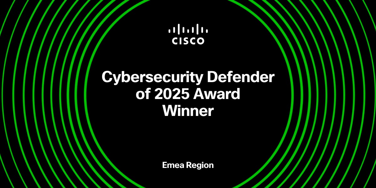Meet the Cybersecurity Defender of 2025 for EMEA - Cisco