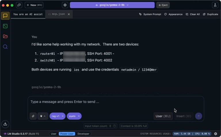 Creating a NetAI Playground for Agentic AI Experimentation