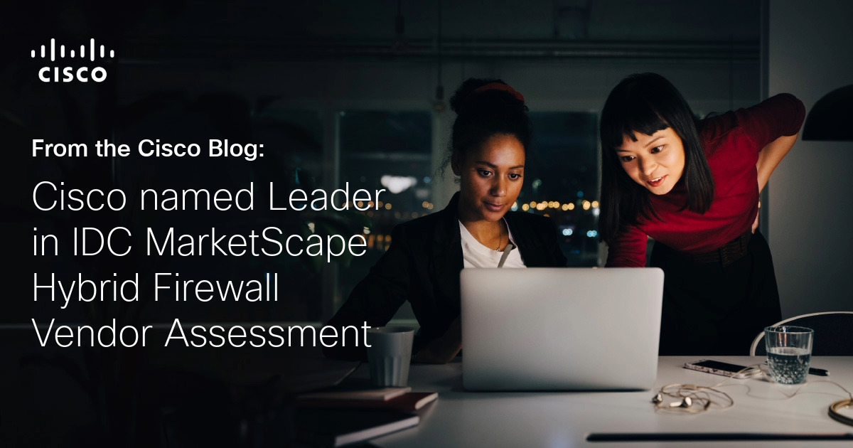 Cisco named a Leader in the IDC MarketScape