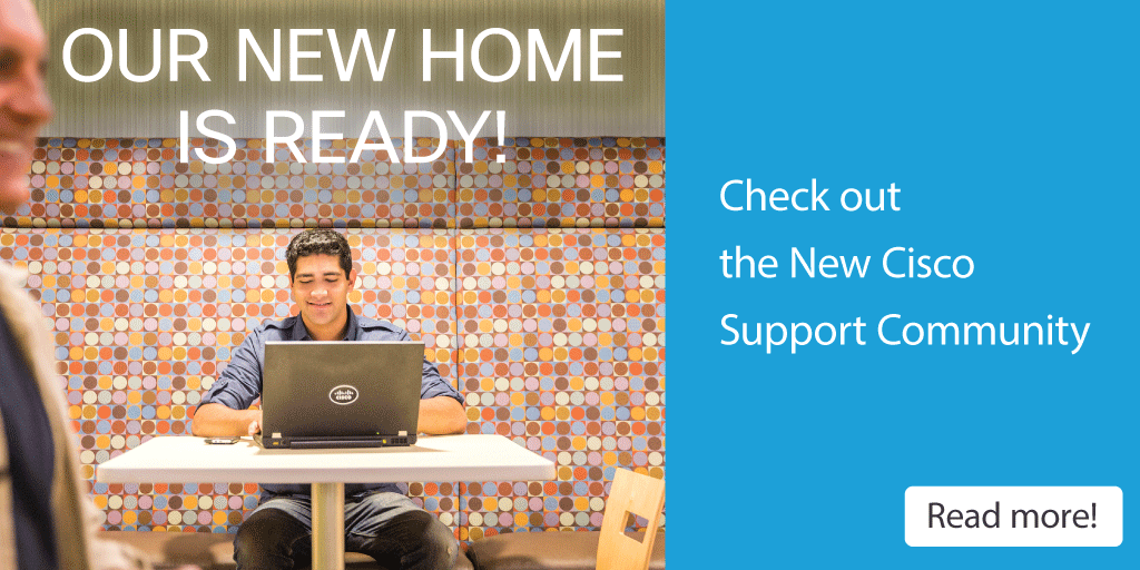 New Cisco Small Business Support Community - Cisco Blogs